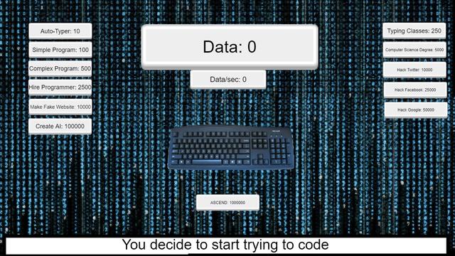Hacker Clicker Project by SmurtCJ | Tynker