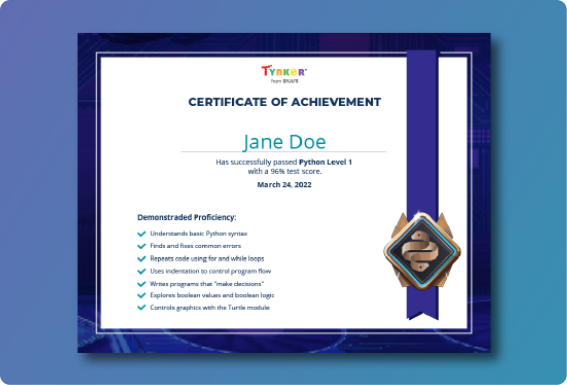 Python Fundamental Programming Lessons For Kids | Tynker