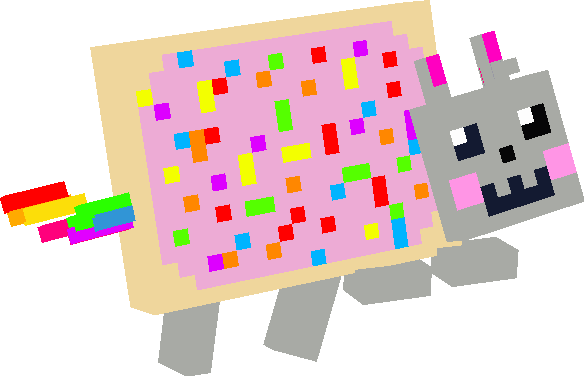 Minecraft Mob Editor | Nyan kitty cat meow meow | Tynker