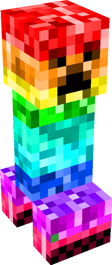 Minecraft Mob Editor | Rainbow Creeper | Tynker
