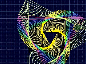 Spiral Triangles 1 | Tynker