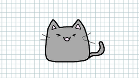 How To Draw, Easy Steps On How To Draw A Welly Drawn Animated Cat Of ...