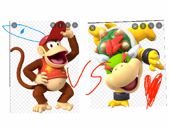 Diddy Kong Vs Bowser Jr