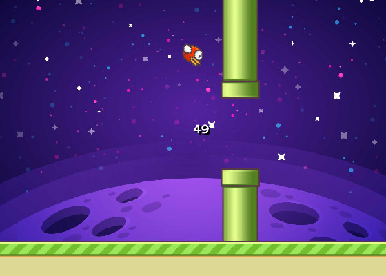 Flappy Bird space version 1 1 | Tynker